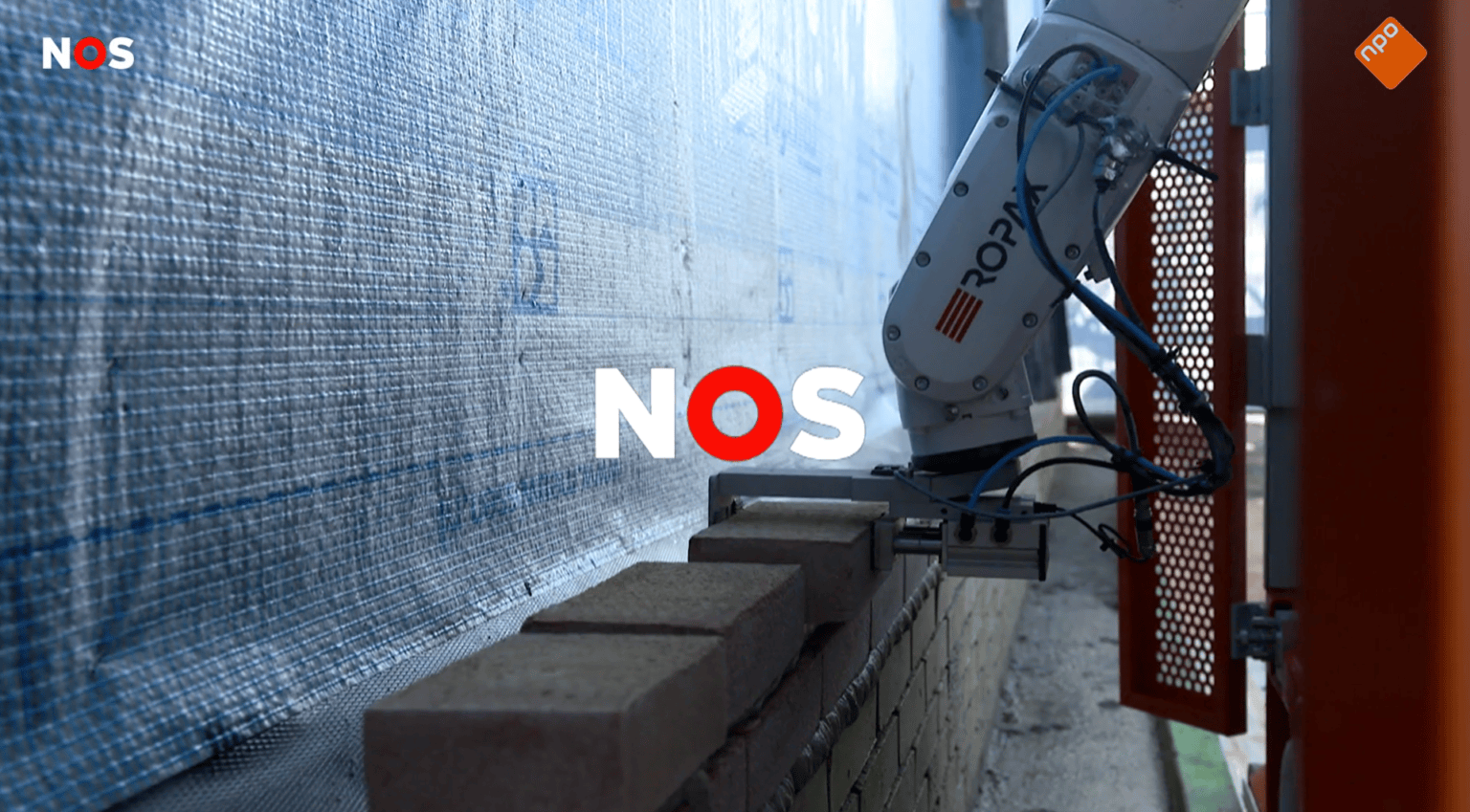 Metselrobot in het NOS journaal - ROPAX - Building The Future